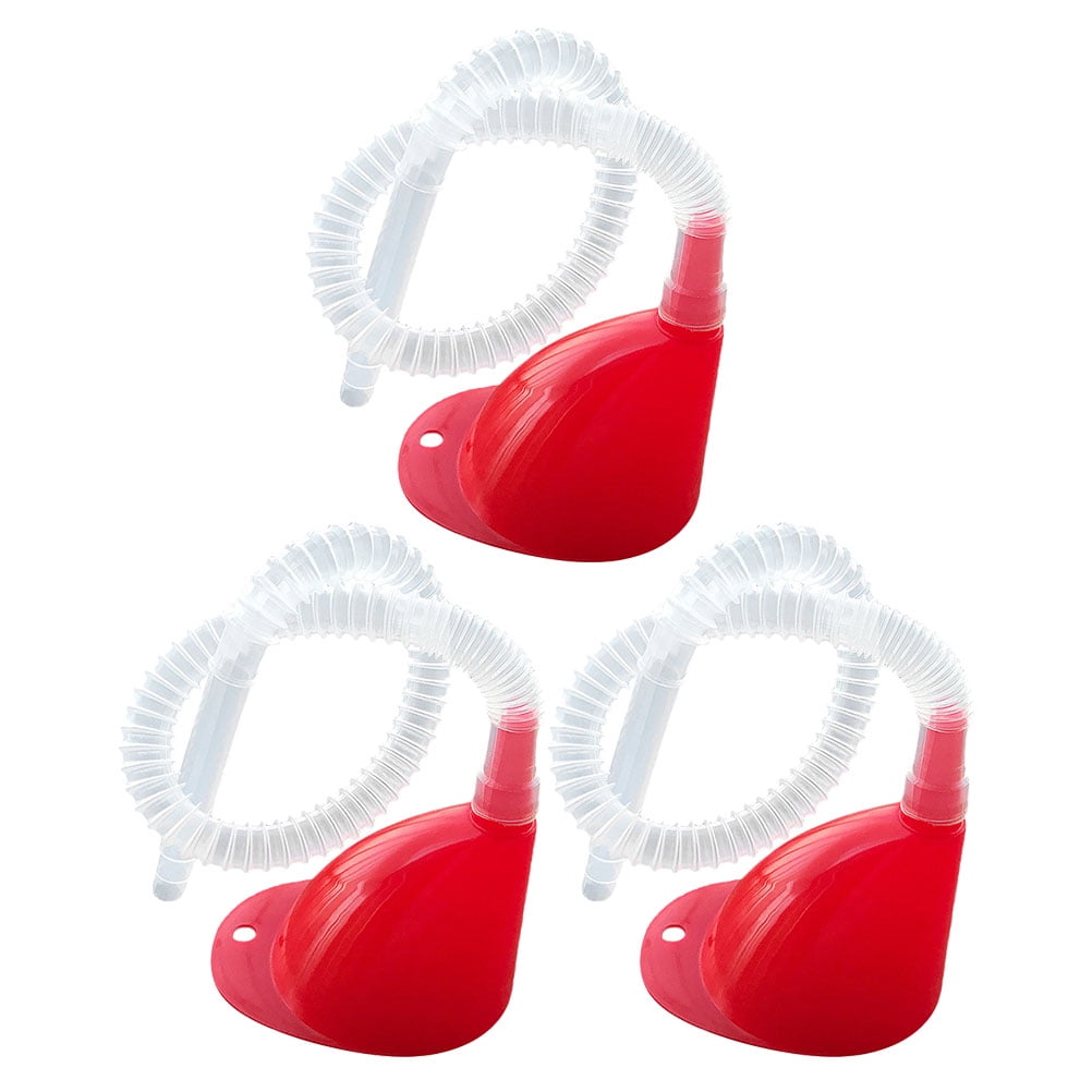 Worgeous 3 Sets Reusable Plastic Funnel Set with Flexible Hose for ...