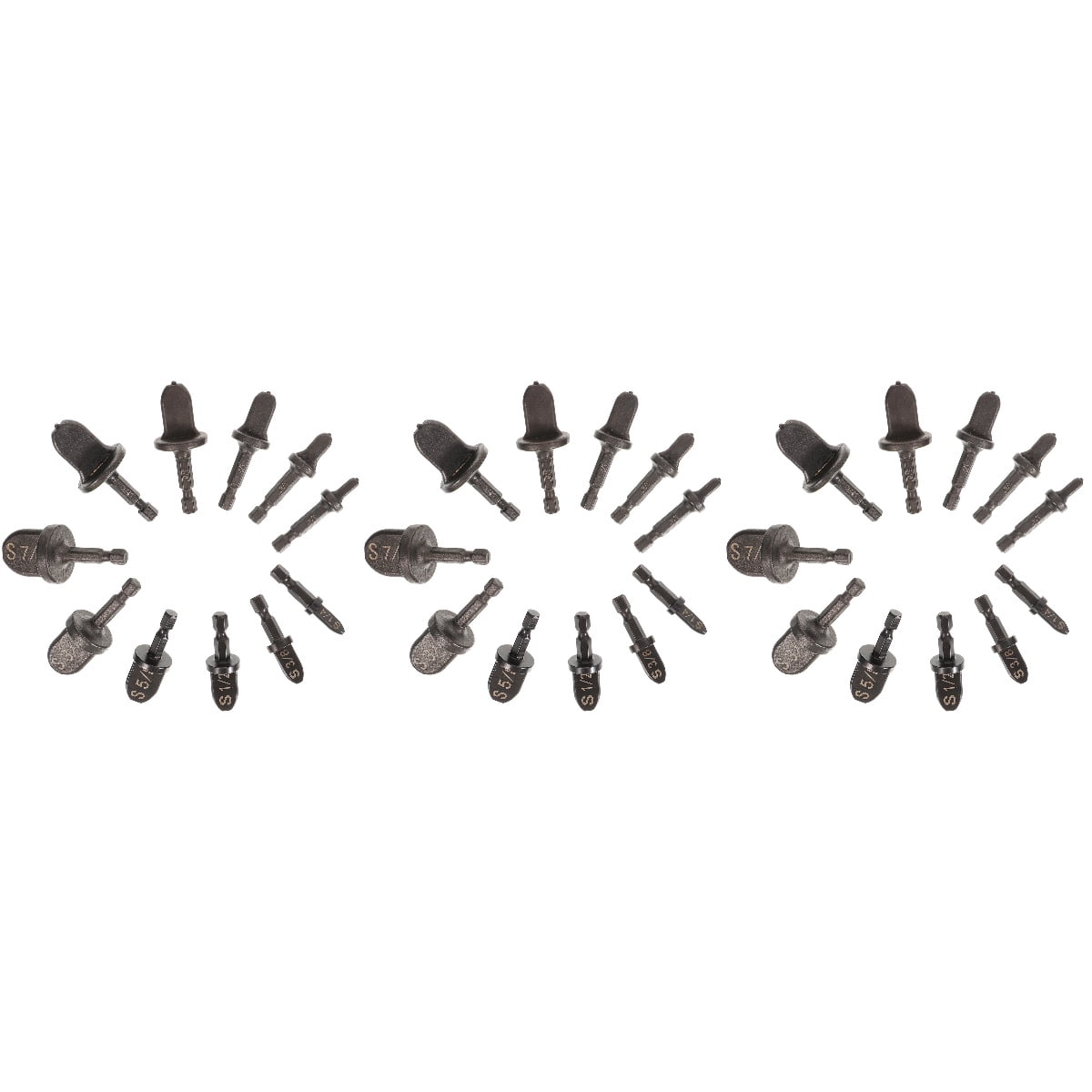 Worgeous 3 Sets Swaging Tool Drill Bit Metal Swaging Tool Expander ...