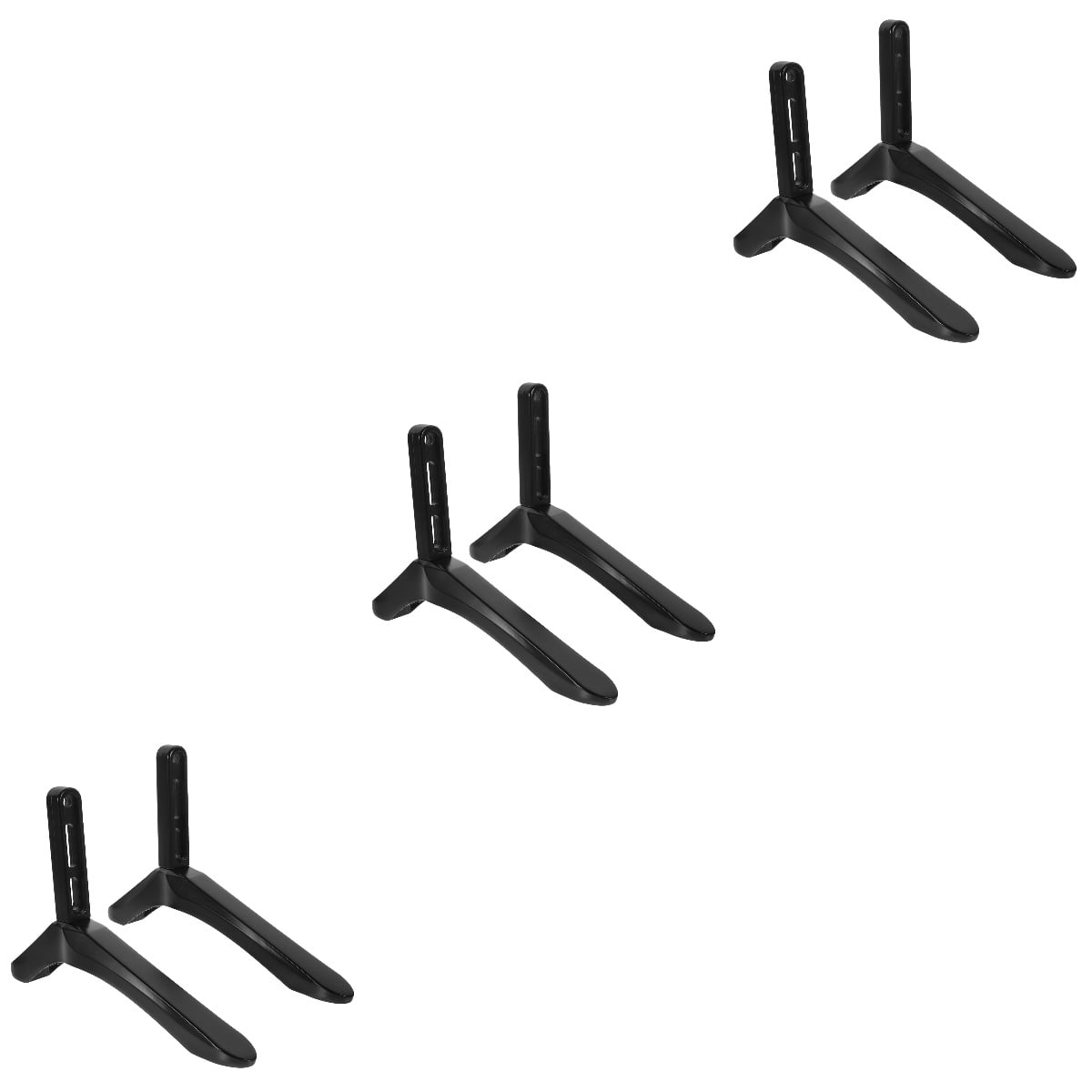 Worgeous 3 Sets TV Table Support Television Base Stand Practical TV ...