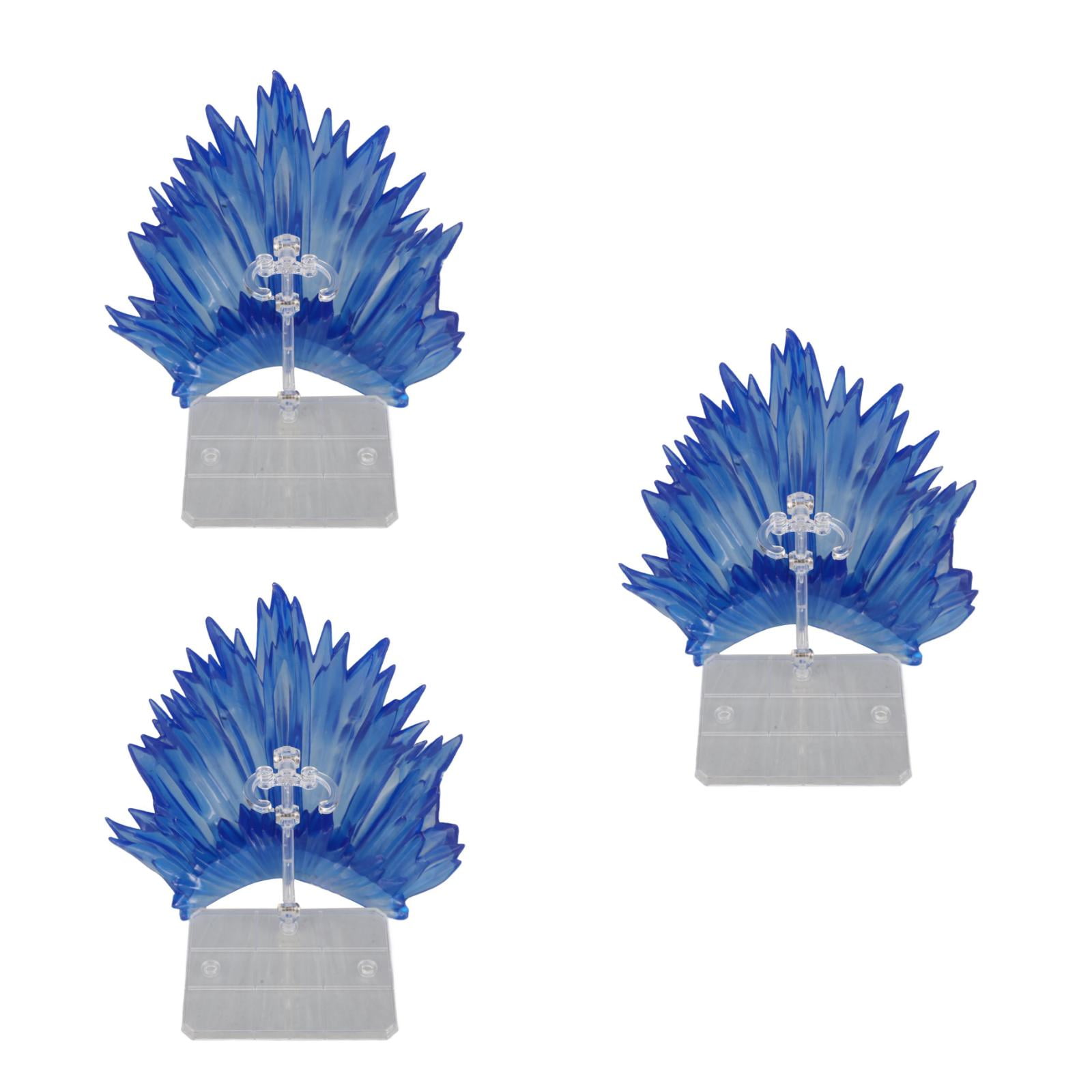 Worgeous 3 Sets Transparent Assembly Action Figure Display Holder with ...