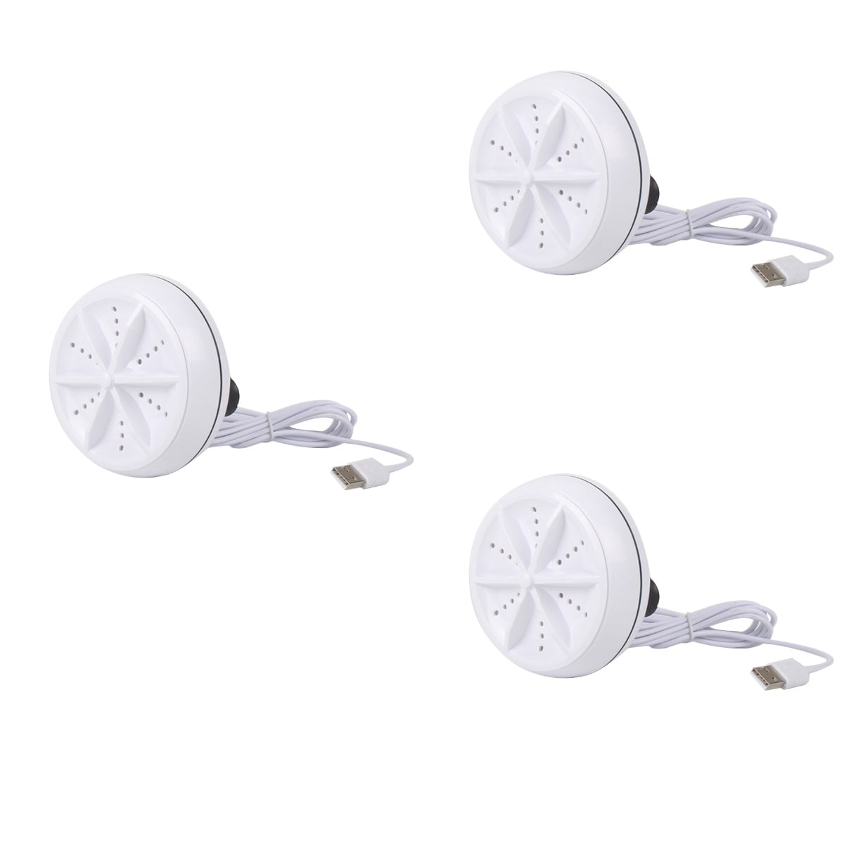 Worgeous 3 Sets of Turbine Washing Machine USB Portable Mini Laundry ...