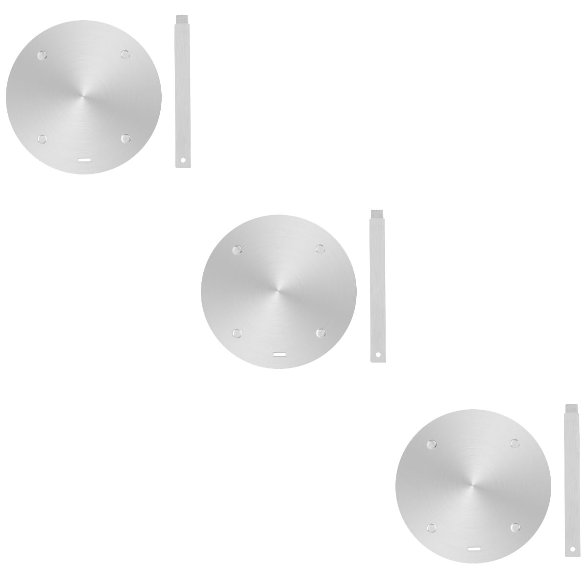 Worgeous 3 Sets of Induction Plate Adapter Induction Cooker Heat ...