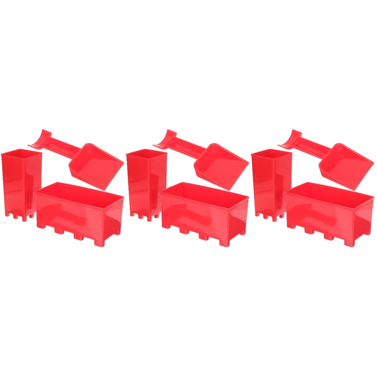Worgeous 3 Sets of Plastic Snow Brick Making Mold Professional Snow ...