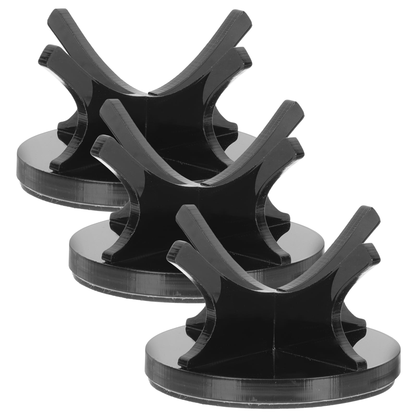 Worgeous 3 Sets of Softball Display Stand Acrylic Baseball Rack Tennis ...