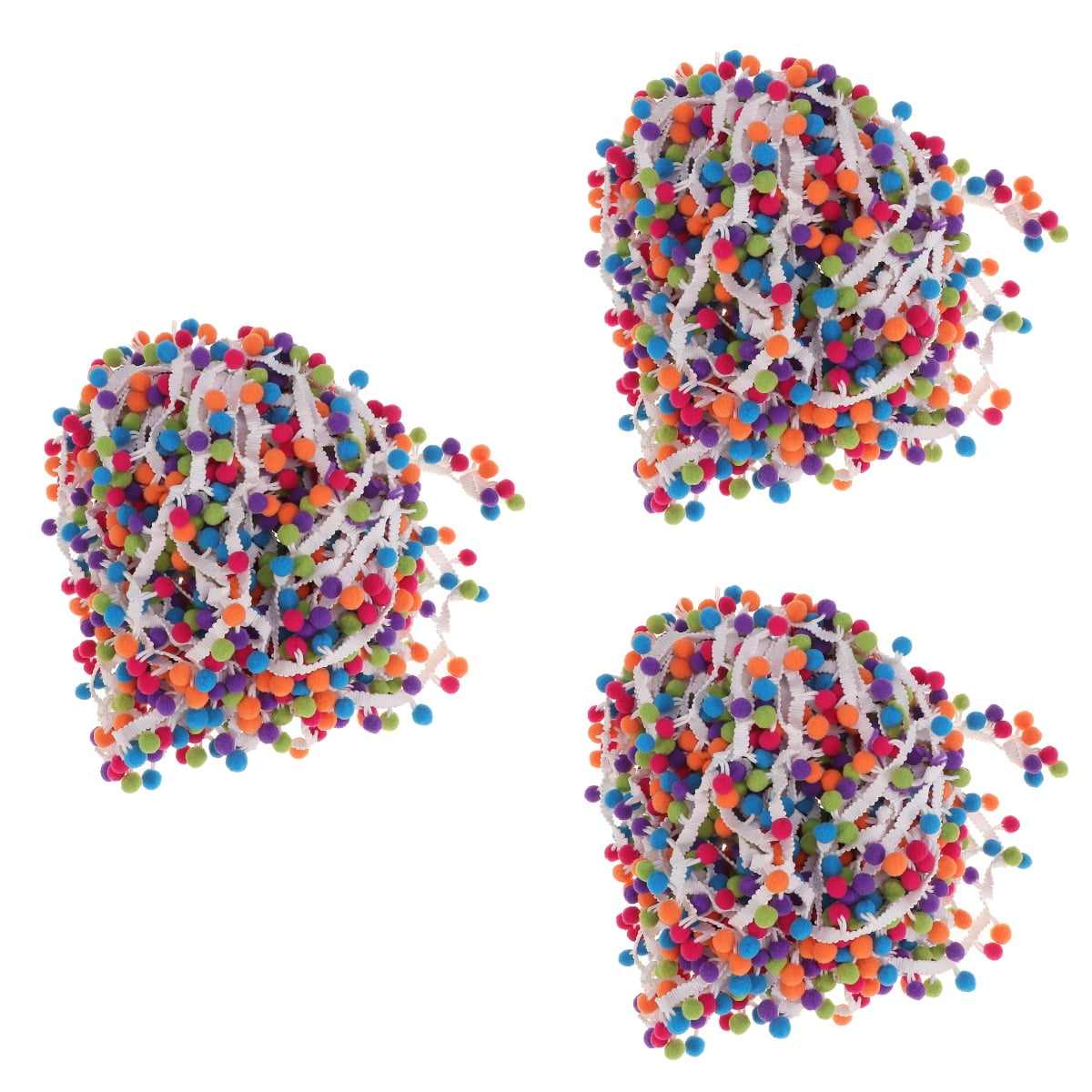 Worgeous 3 pcs 4.5m Eco-friendly Ball Lace DIY Small Ball Lace Trim ...