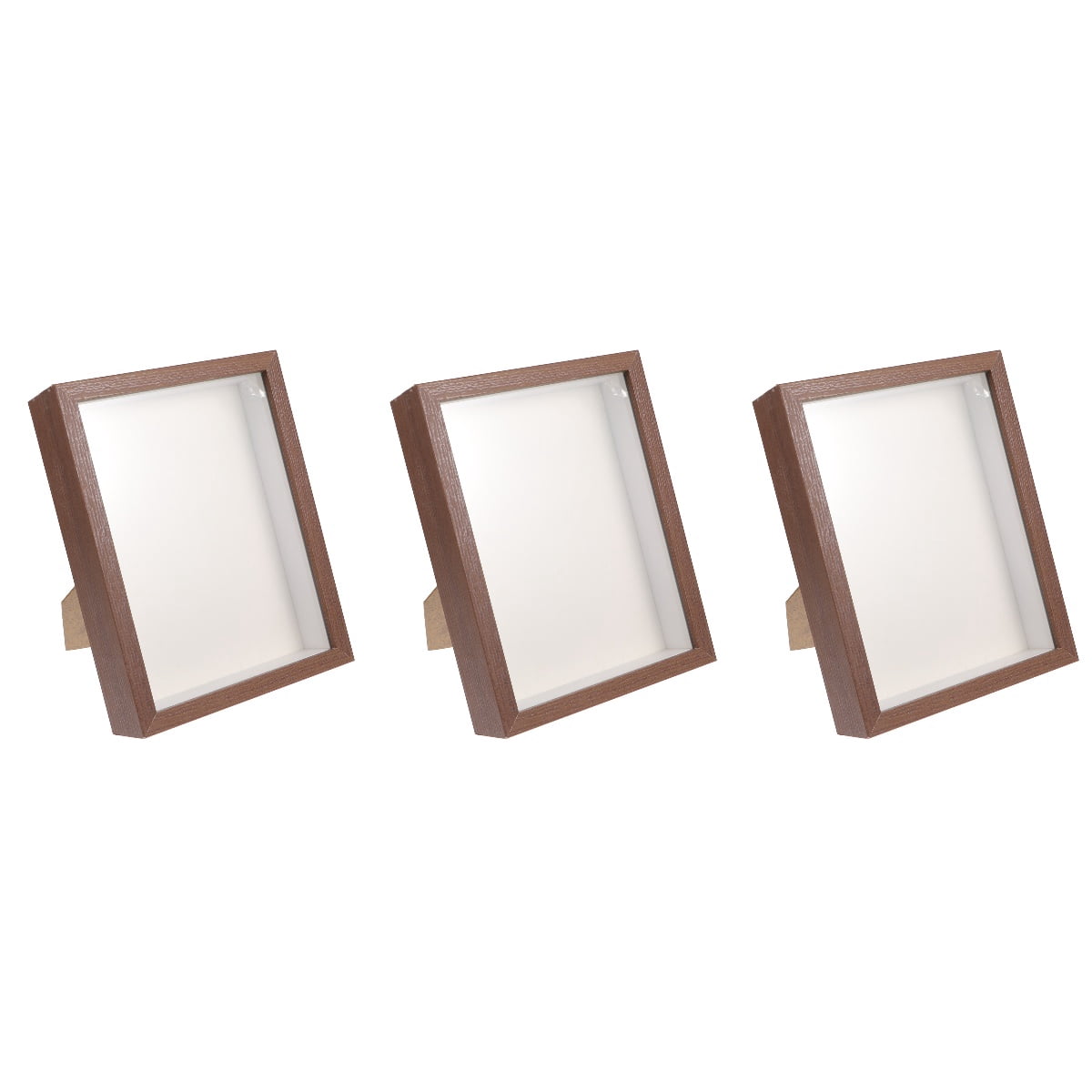 Worgeous 3 pcs Dried Flower Photo Frame DIY Wooden Picture Specimen ...