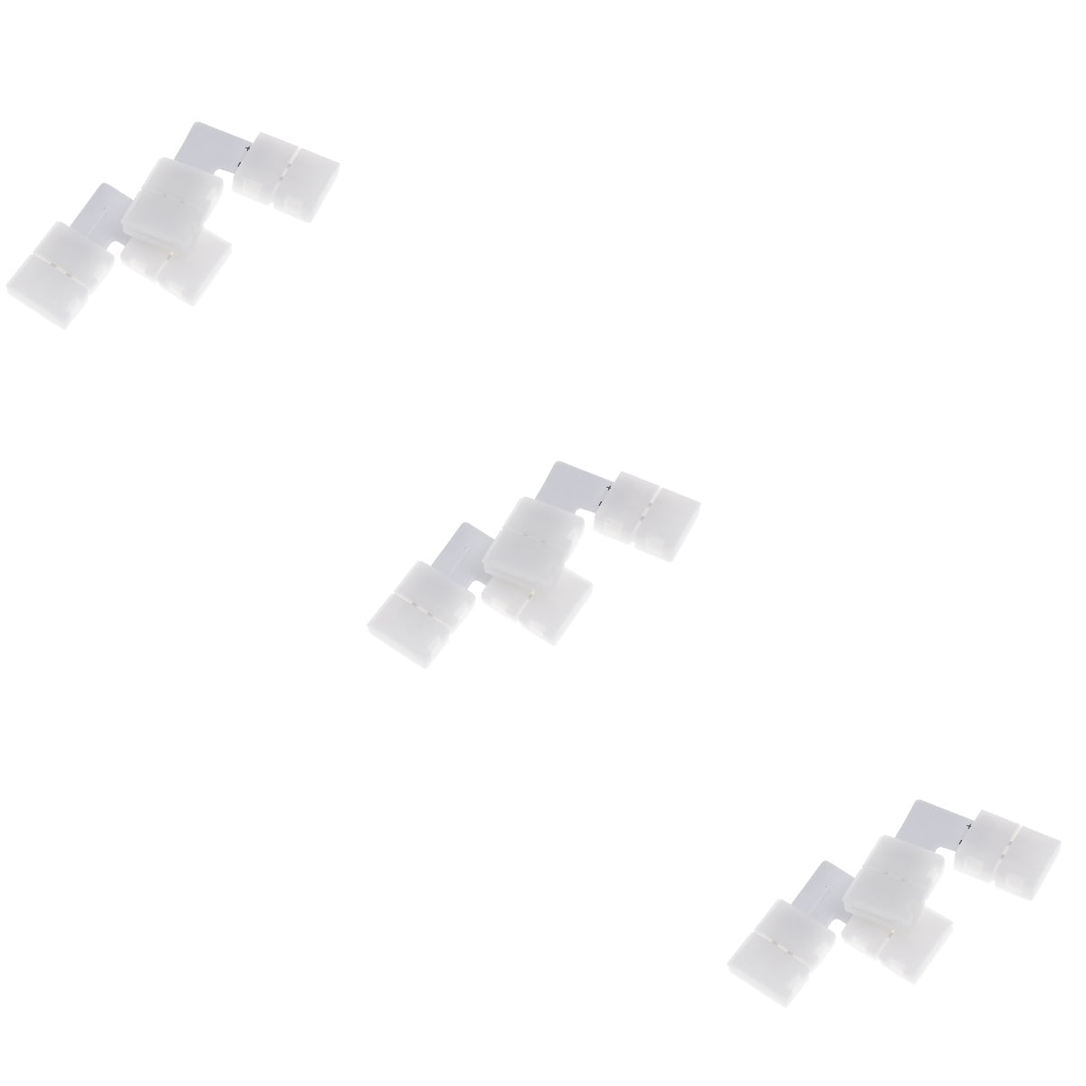 Worgeous 30 PCS RGB Corner Connector 10MM Width 90 Degree Right Angle 4 ...