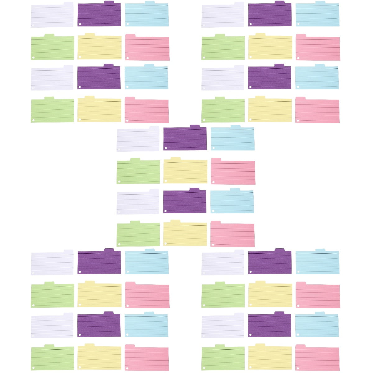 Worgeous 30 Pcs Office Notepads Memo Pads Lined Flash Cards Index Cards ...