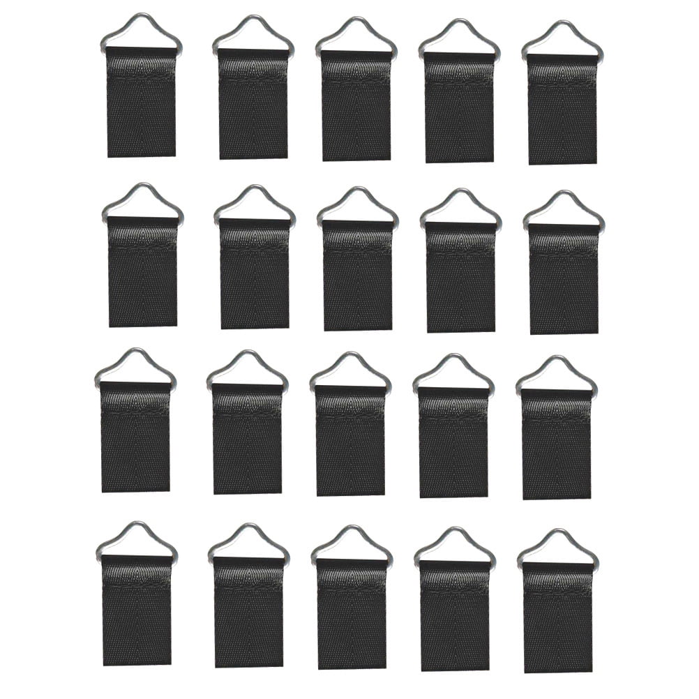 Worgeous 30 Sets Trampoline Triangle Ring Buckle and Webbing Rings ...
