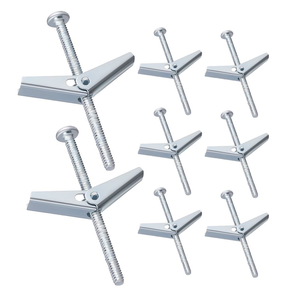 Worgeous 30 Sets Wing Nut and Toggle Bolt Kit Metal Drywall Anchors ...