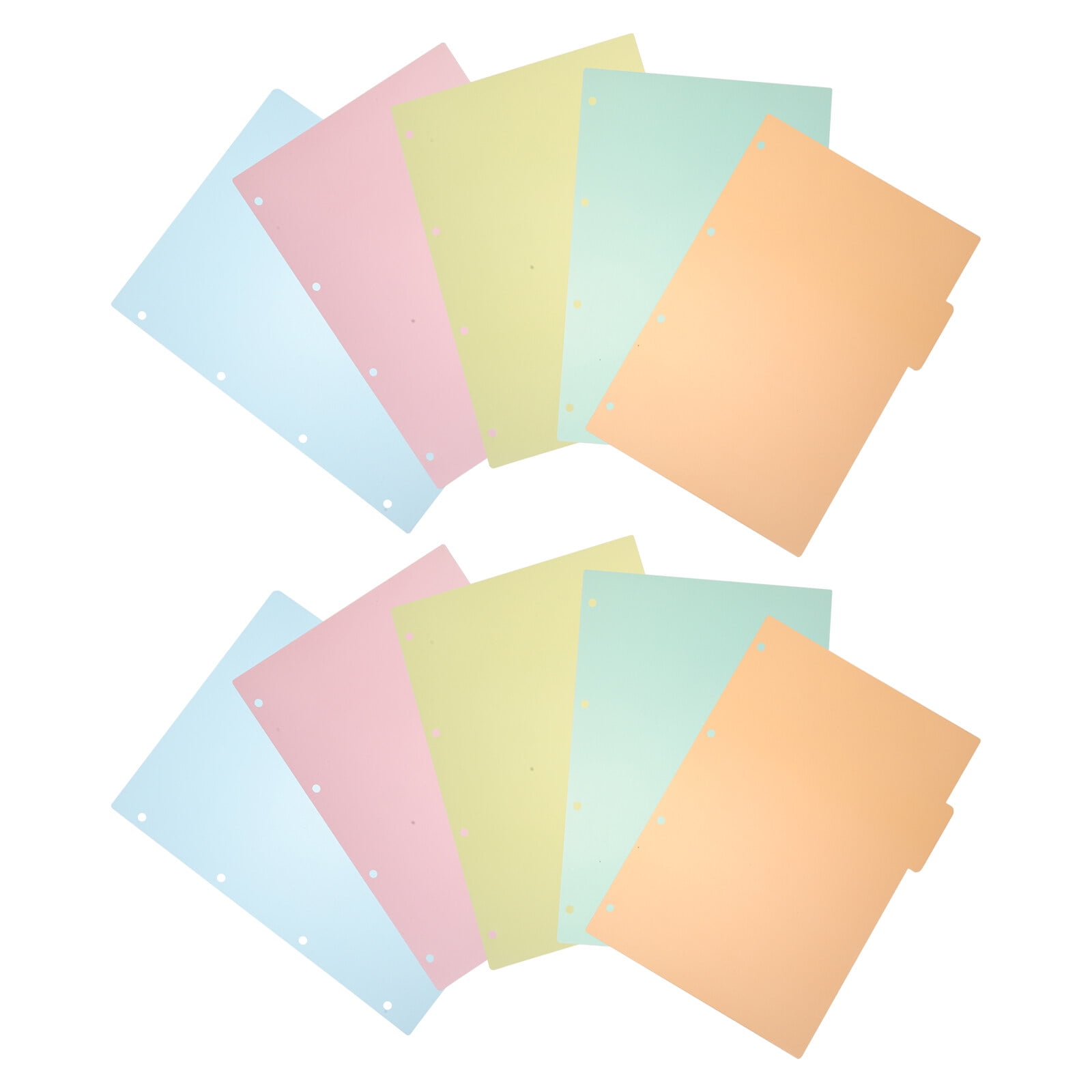 Worgeous 30 pcs Colorful Index Page Classified Lables Transparent ...