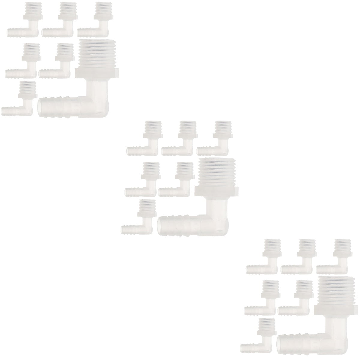 Worgeous 30 pcs Hose Barb Fitting Elbow Hose Barb Joint Adapters for ...