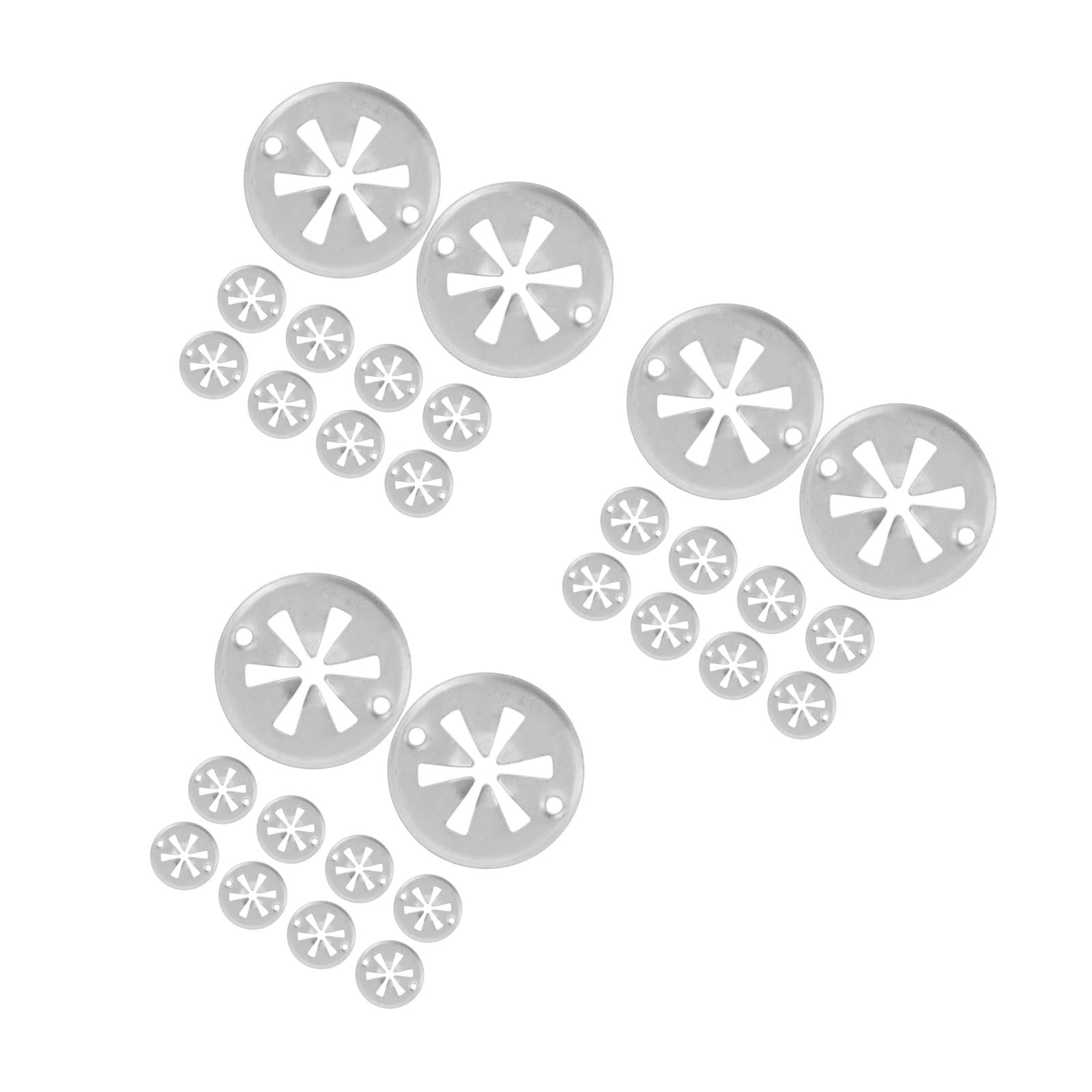 Worgeous 30 pcs Metal Locking Washer Fixing Clips Heat Shield Clips for ...