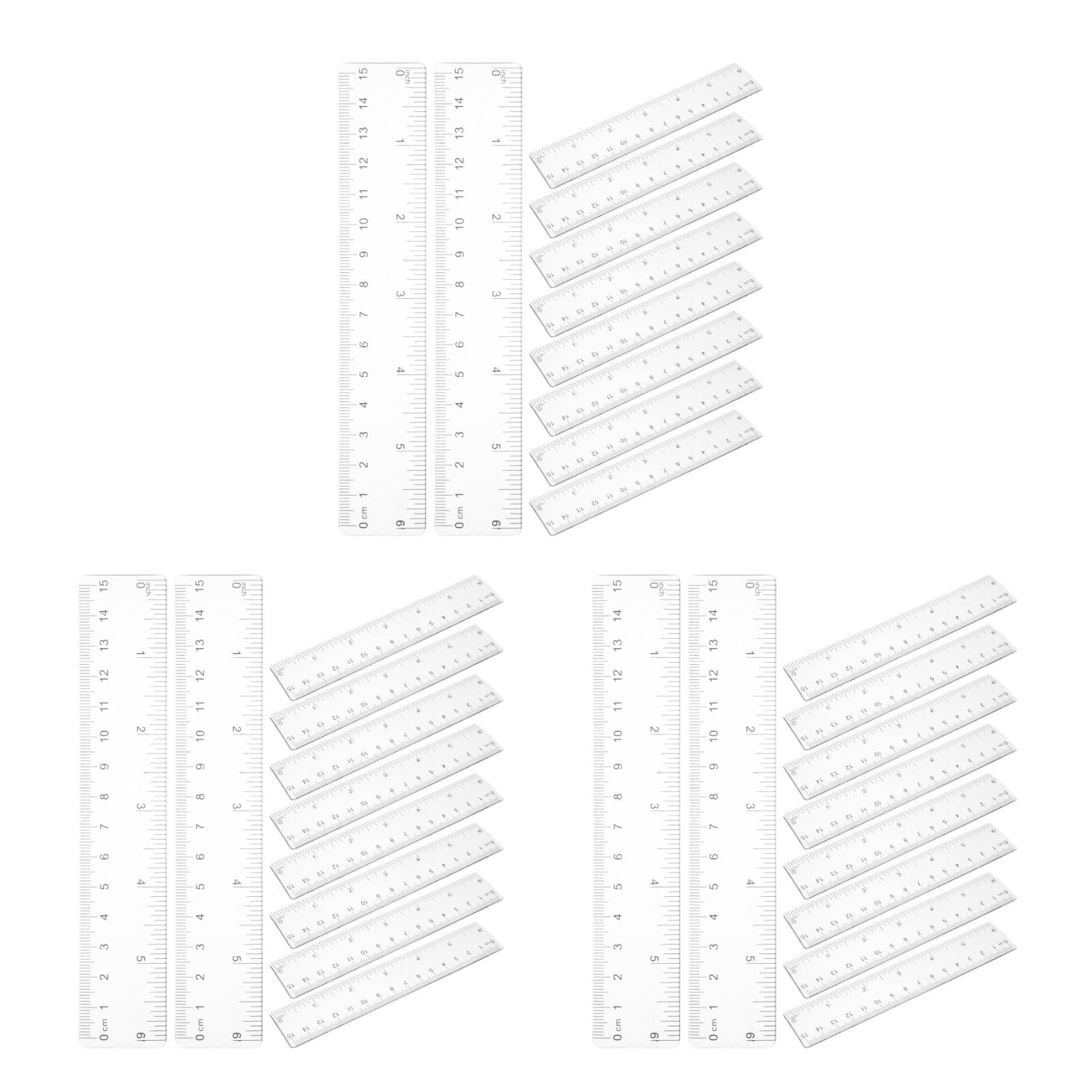 WHAMVOX OUNONA 30 pcs Classroom Supplies Metric Rulers for Students ...