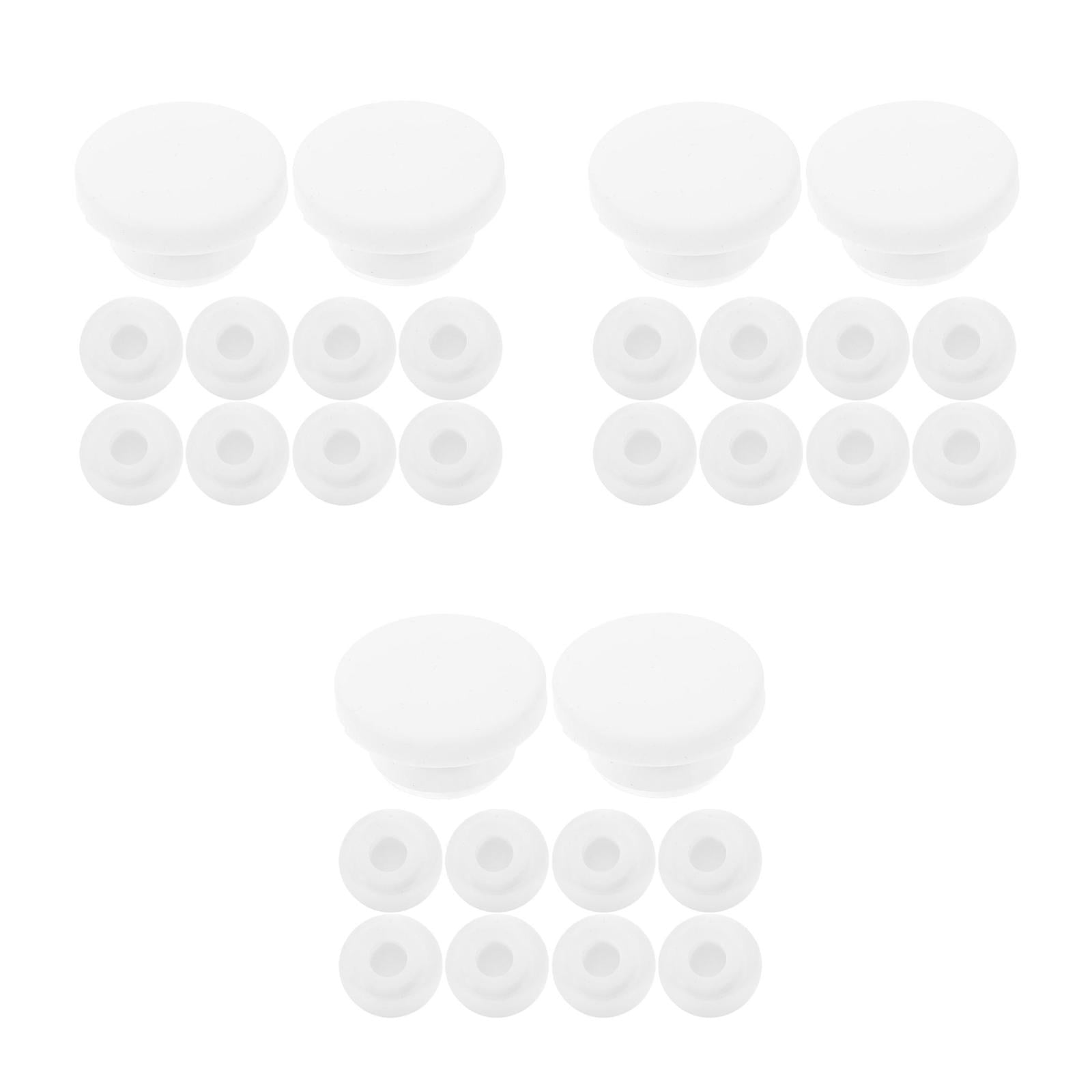 WHAMVOX MLINS 30 pcs Round Overflow Drain Caps for Washbasin and ...