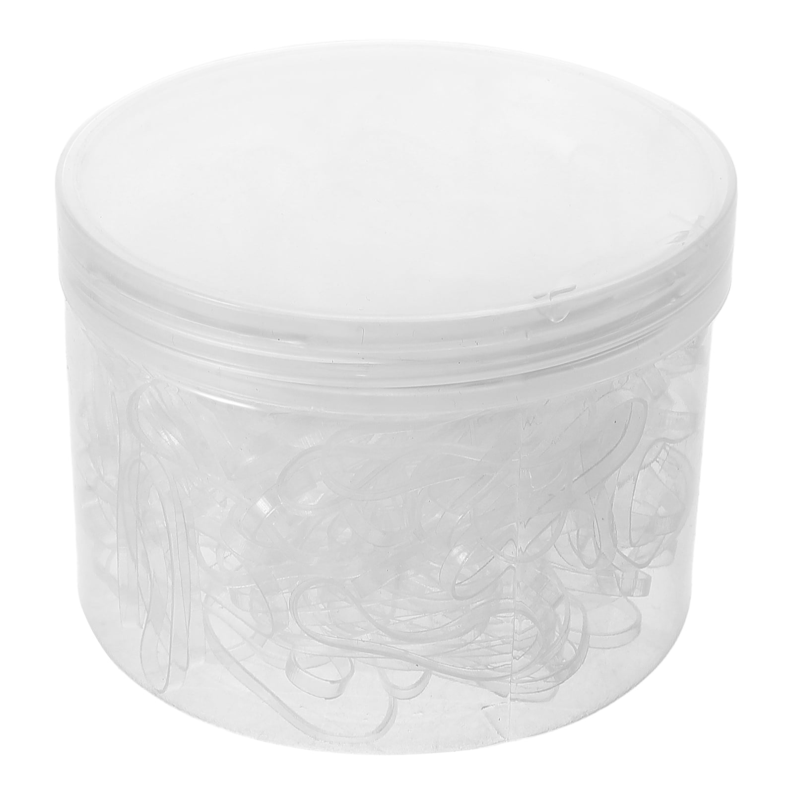 Worgeous 300 Pcs Clear Elastic Hair Rubber Bands Mini Small Clear ...