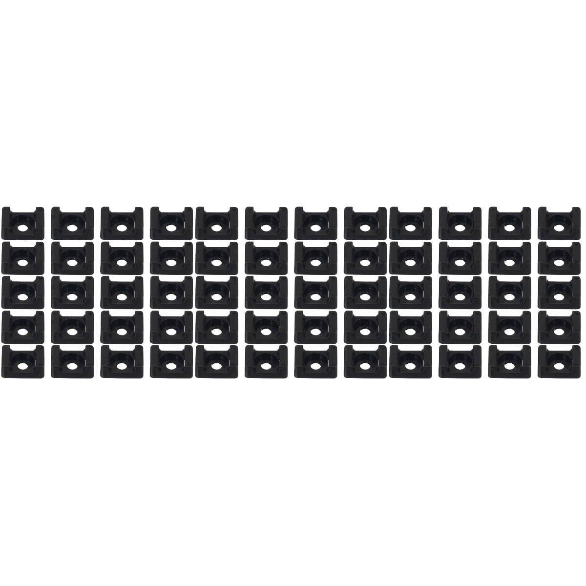 Worgeous 300 Pcs Professional Cable Tie Mount Base Saddle Type Mount ...