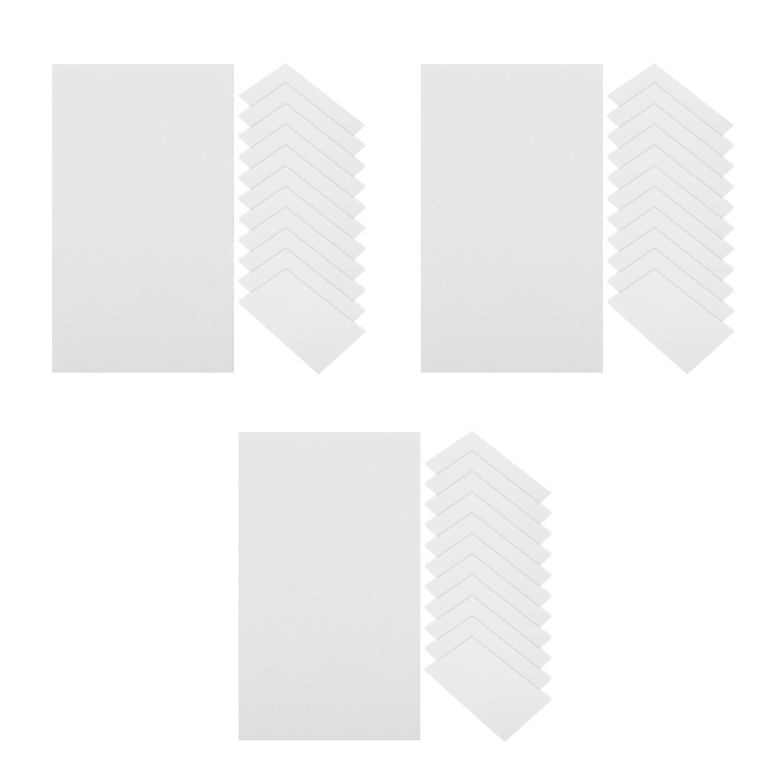 Worgeous 300 Pcs Scratch Paper Notepad Blank Note Pads Paper Blank ...