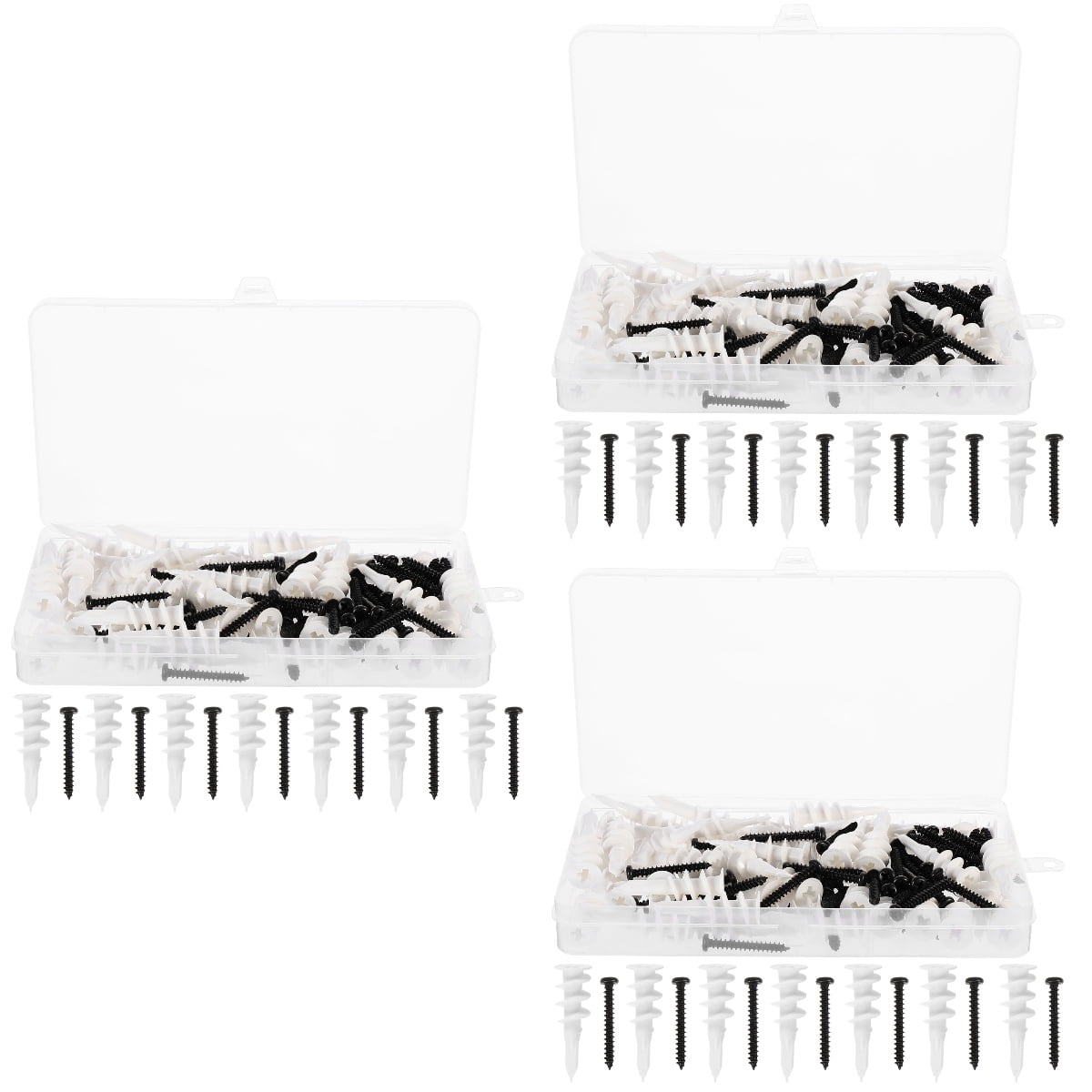 Worgeous 300 pcs Heavy Duty Wall Anchors Cavity Wall Fixer Practical ...