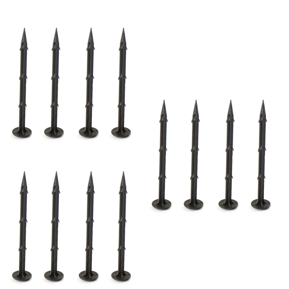 Worgeous 300 pcs Plastic Garden Stakes Heavy Duty Tent Pegs Bulk for ...