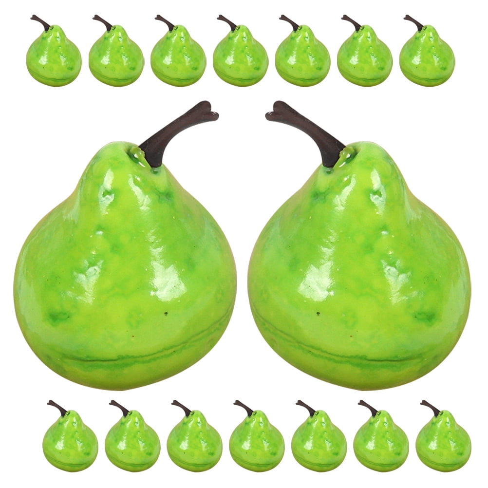 Worgeous 30pcs Pear Models Artificial Pear Lifelike Simulation Pear ...