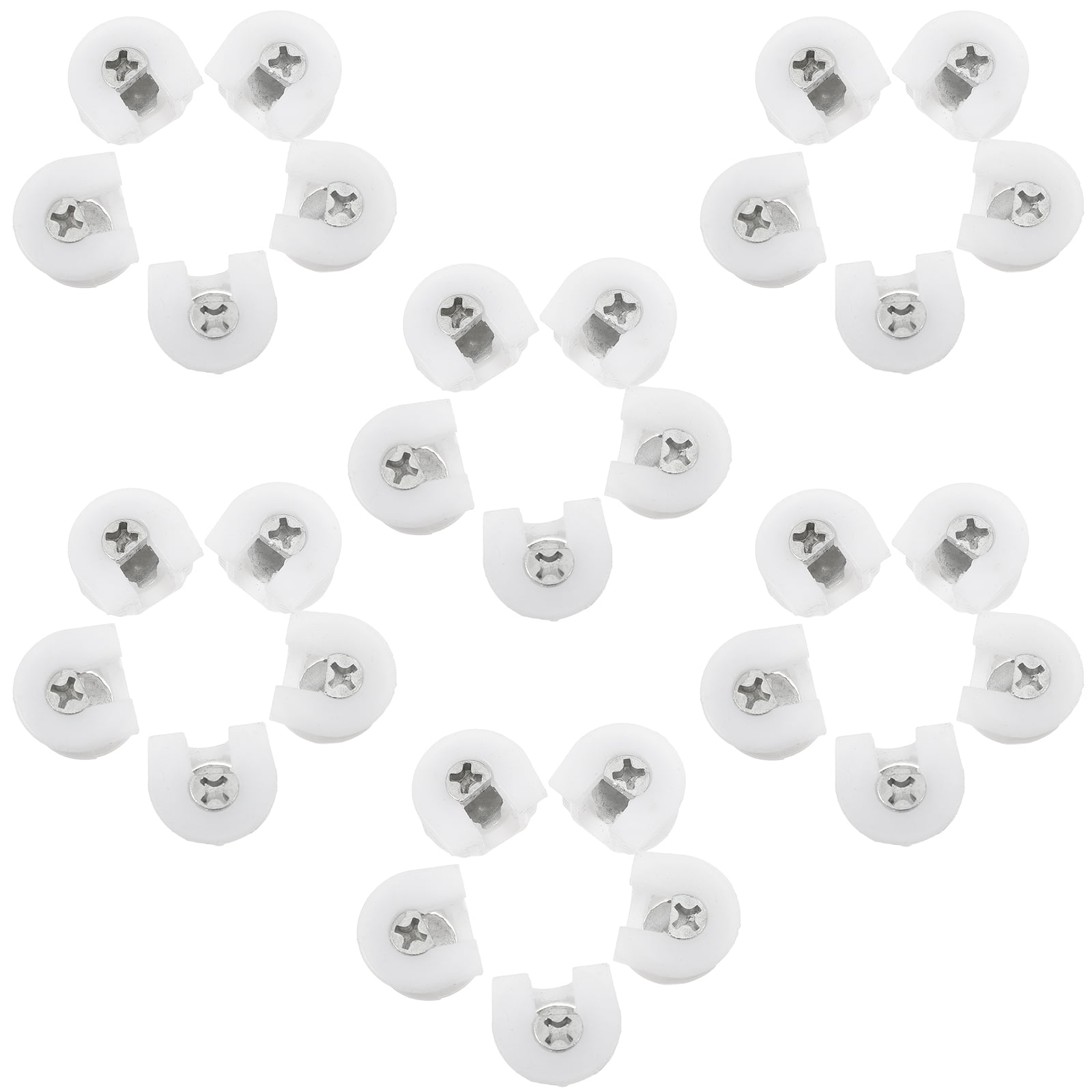 Worgeous 30pcs Plastic Locking Shelf Support Pin Cabinet and Wardrobe ...