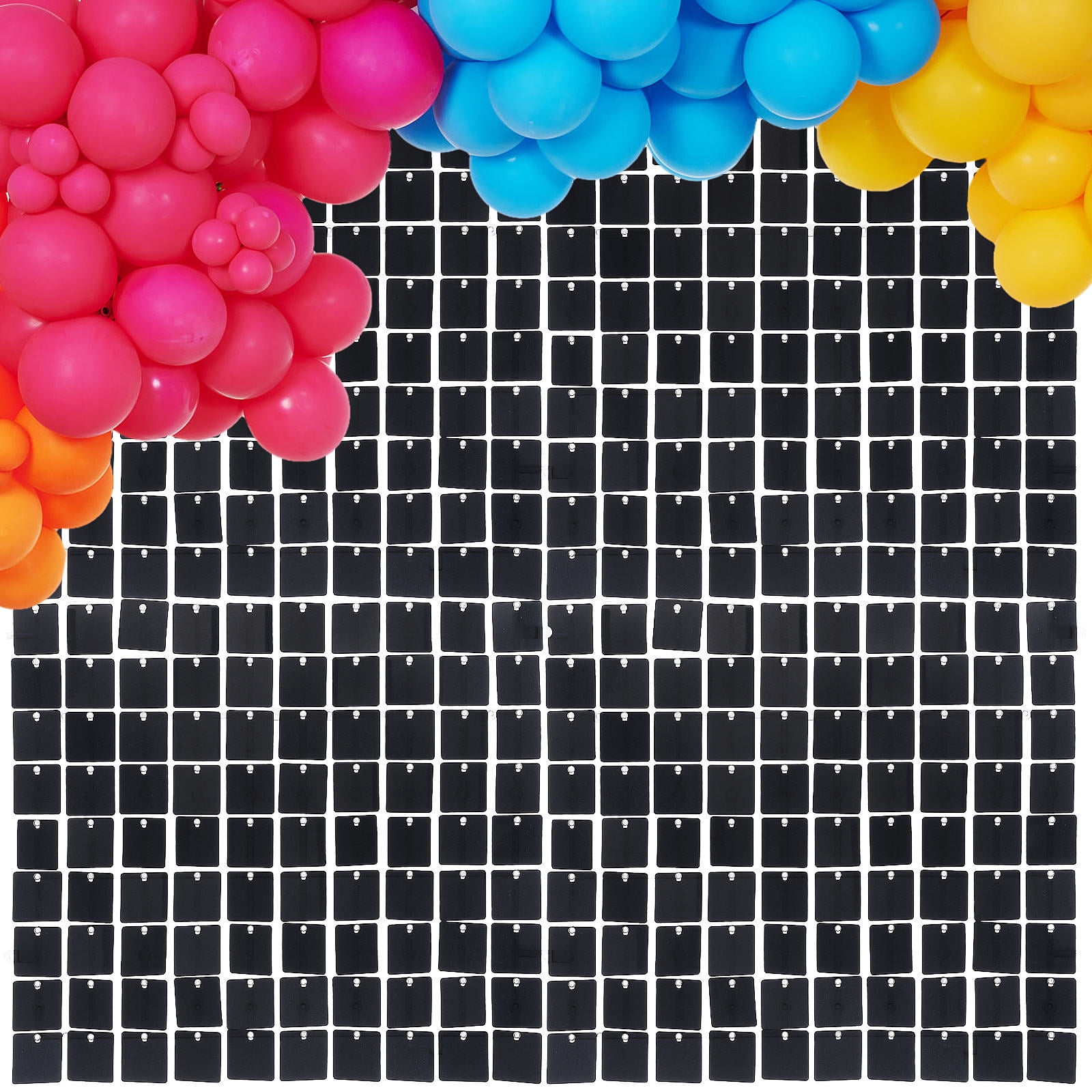 Worgeous 30pcs Shimmer Wall Backdrop Square Sequin Panels Decorative ...