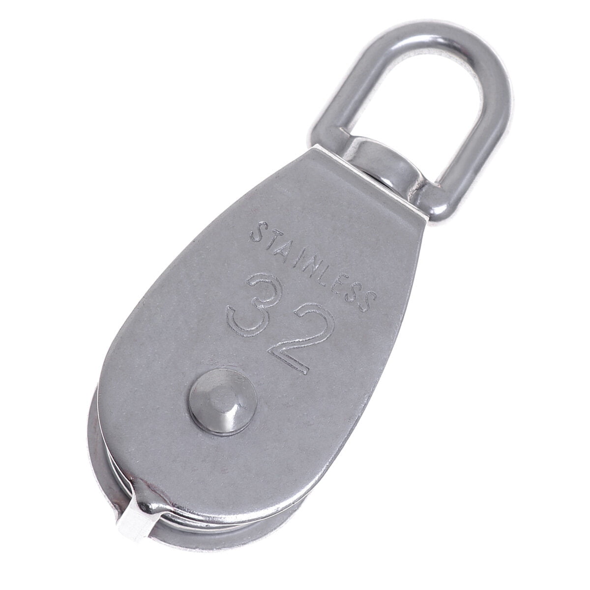 Worgeous 32mm Swivel Stainless Steel Wire Rope Single-sheaved Pulley ...
