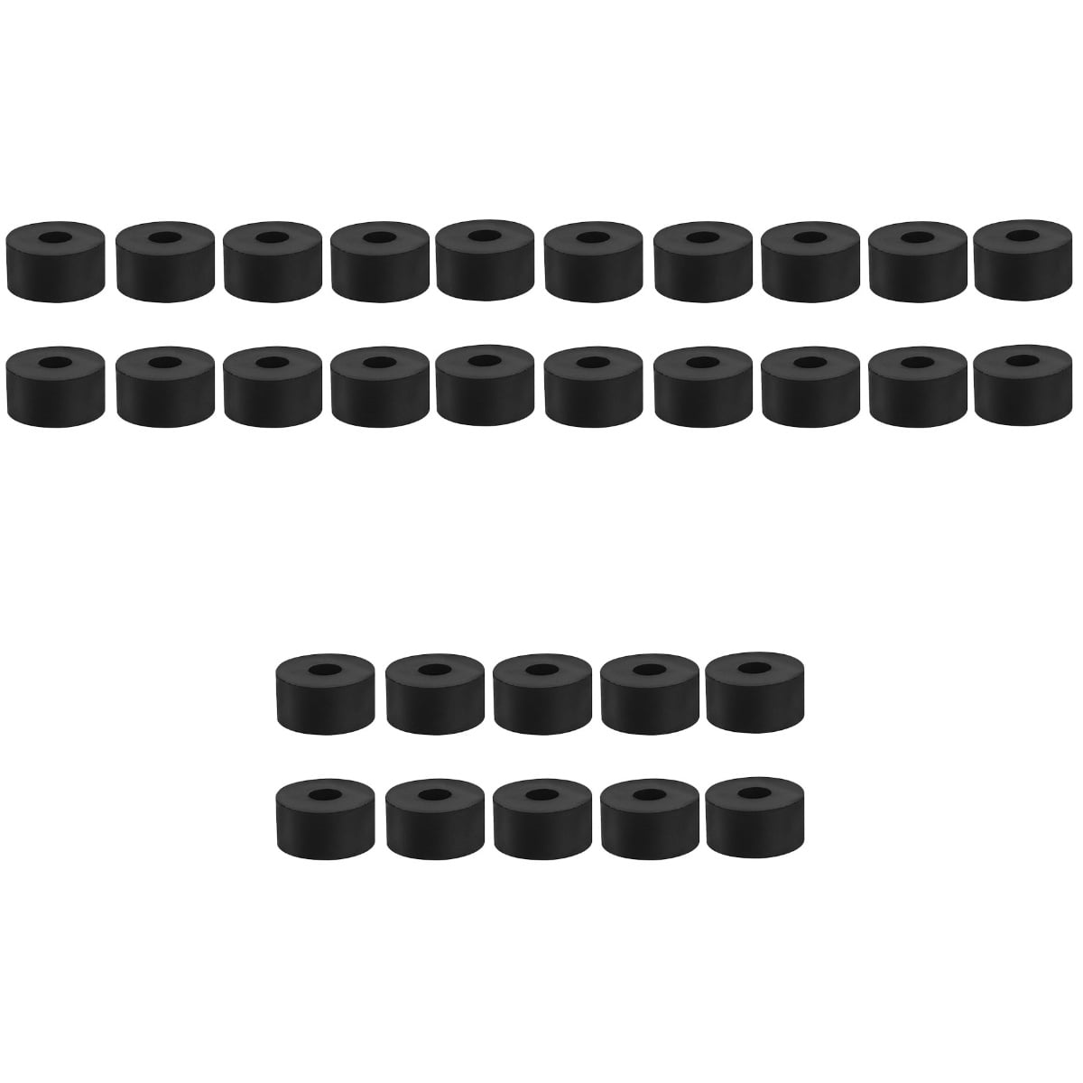Worgeous 36 PCS Flowerpot Rubber Riser Enhanced Plant Pot Riser Mat ...