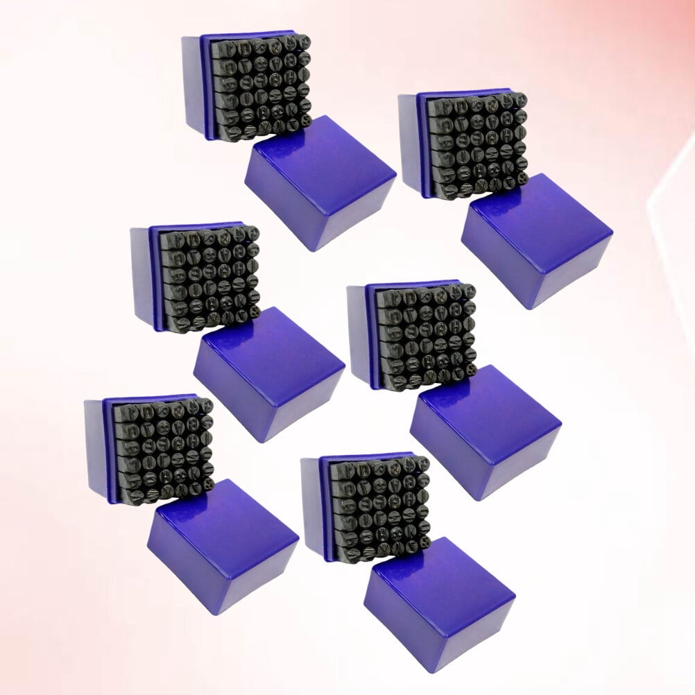 Worgeous 36 Pcs Alphanumeric Stamping Letter Number Punch Set Intricate ...