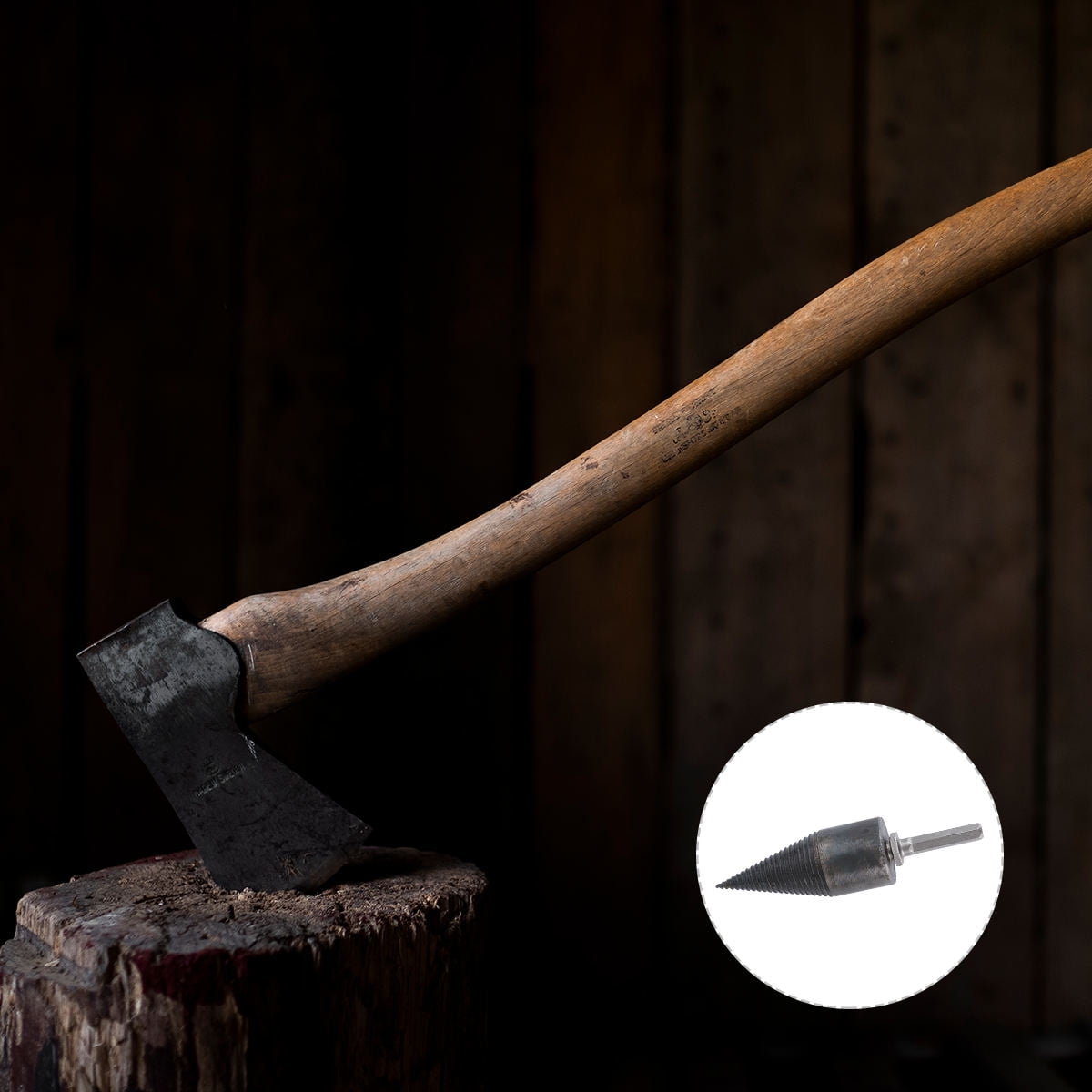 Worgeous 38mm Hexagonal Handle Chopping Wood Drill Firewood Drill Bit ...