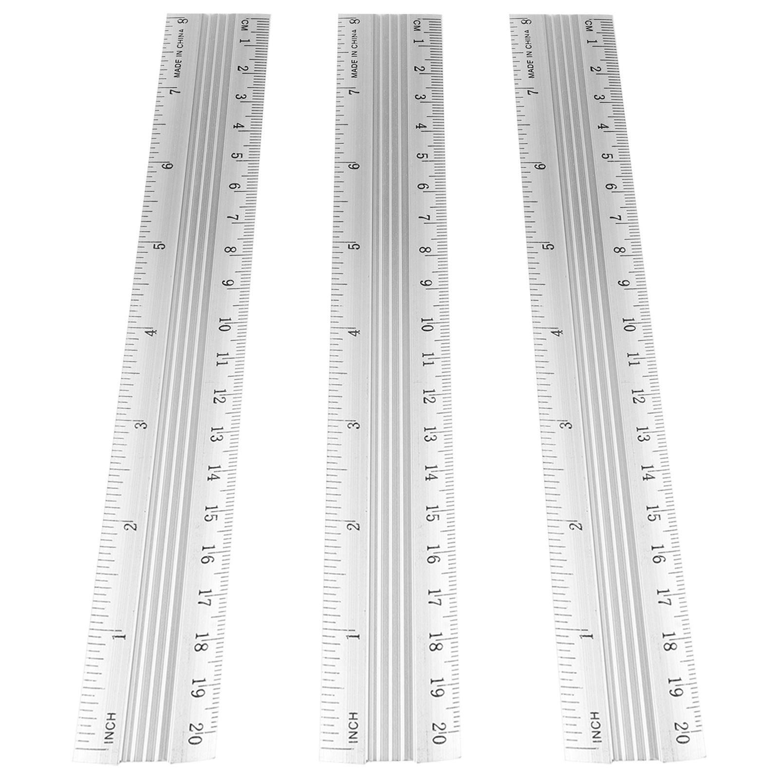 Worgeous 3Pcs Measuring Ruler Tool Multi-use Drawing Tools Math ...
