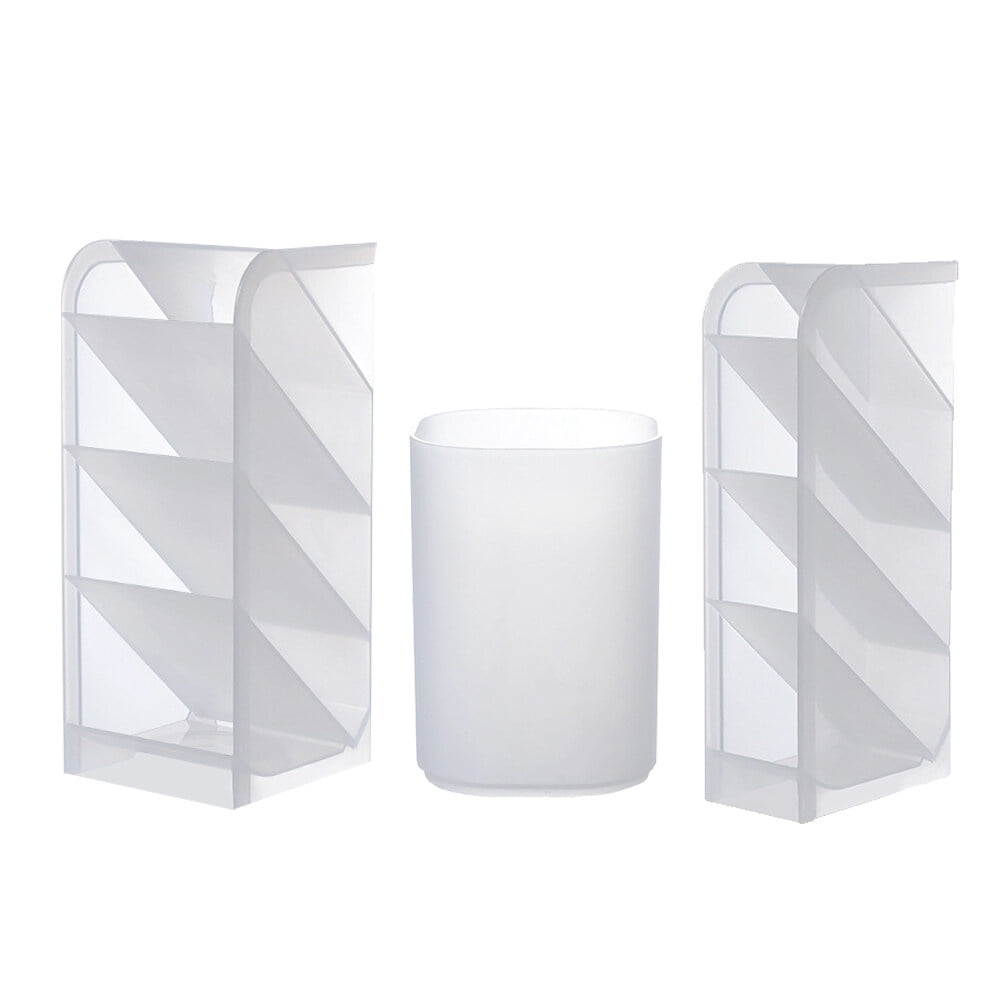 Worgeous 3Pcs Multifunctional Obliquely Inserted Penholder Office Desk ...