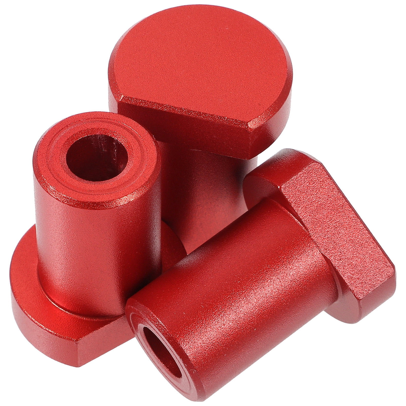 Worgeous 3Pcs Red Woodworking Table Hole Stop Block for Carpenters 1 ...