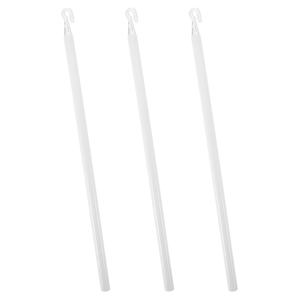 Worgeous 3Pcs Transparent Curtain Pull Rods Adjustable Louver Angle ...