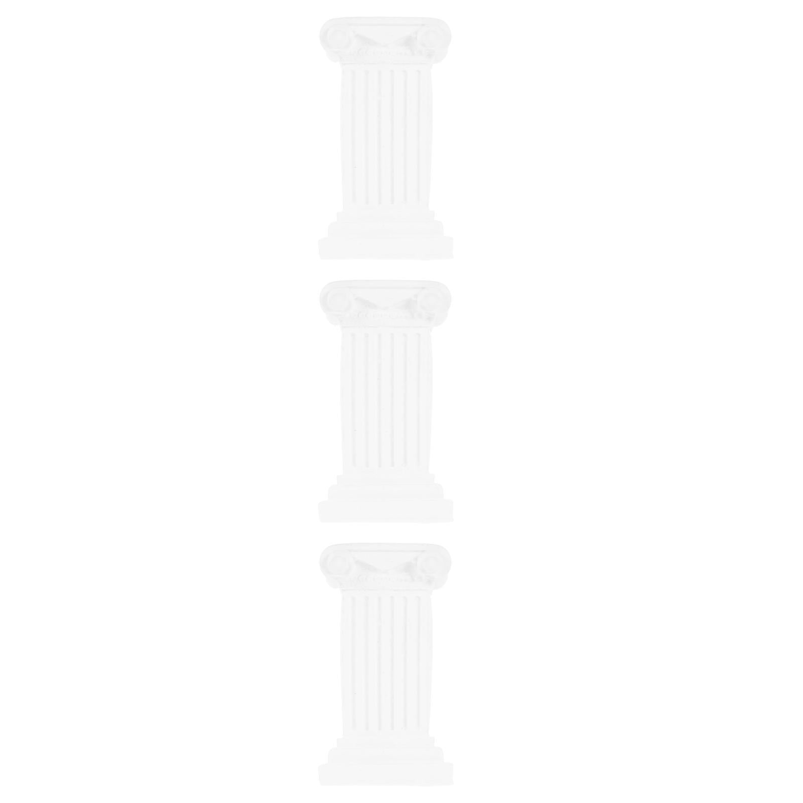 Worgeous 3pcs Antique Roman Column Candle Holder Greek Column Statue ...