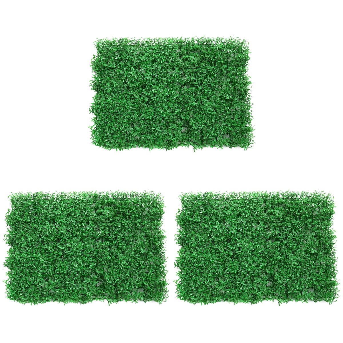 Worgeous 3pcs Artificial Grass Lawn Artificial Plant Plastic Turf ...
