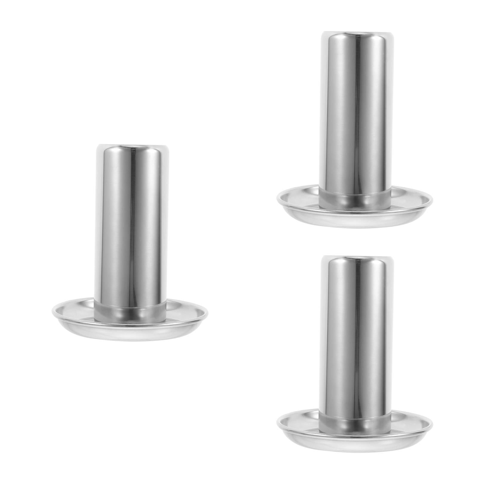 Worgeous 3pcs Beer Can Beer Chicken Roaster Stainless Steel Vertical ...