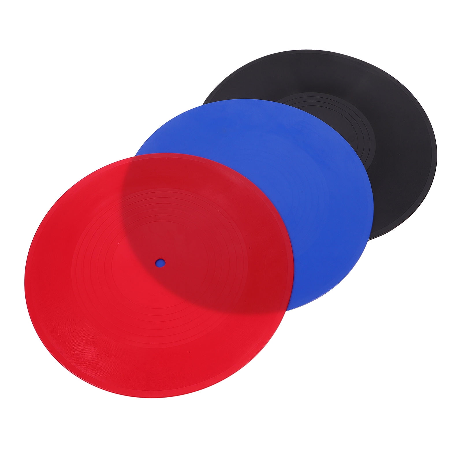 Worgeous 3pcs Blank Vinyl Records Retro Vinyl Record Wall Decor Fake ...