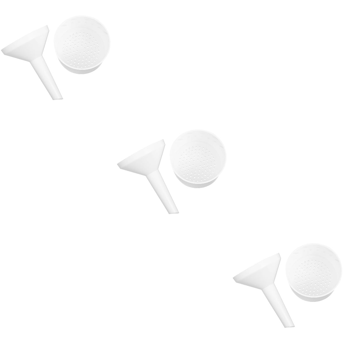 Worgeous 3pcs Buchner Funnel Filtration Filter Chemistry Laboratory ...
