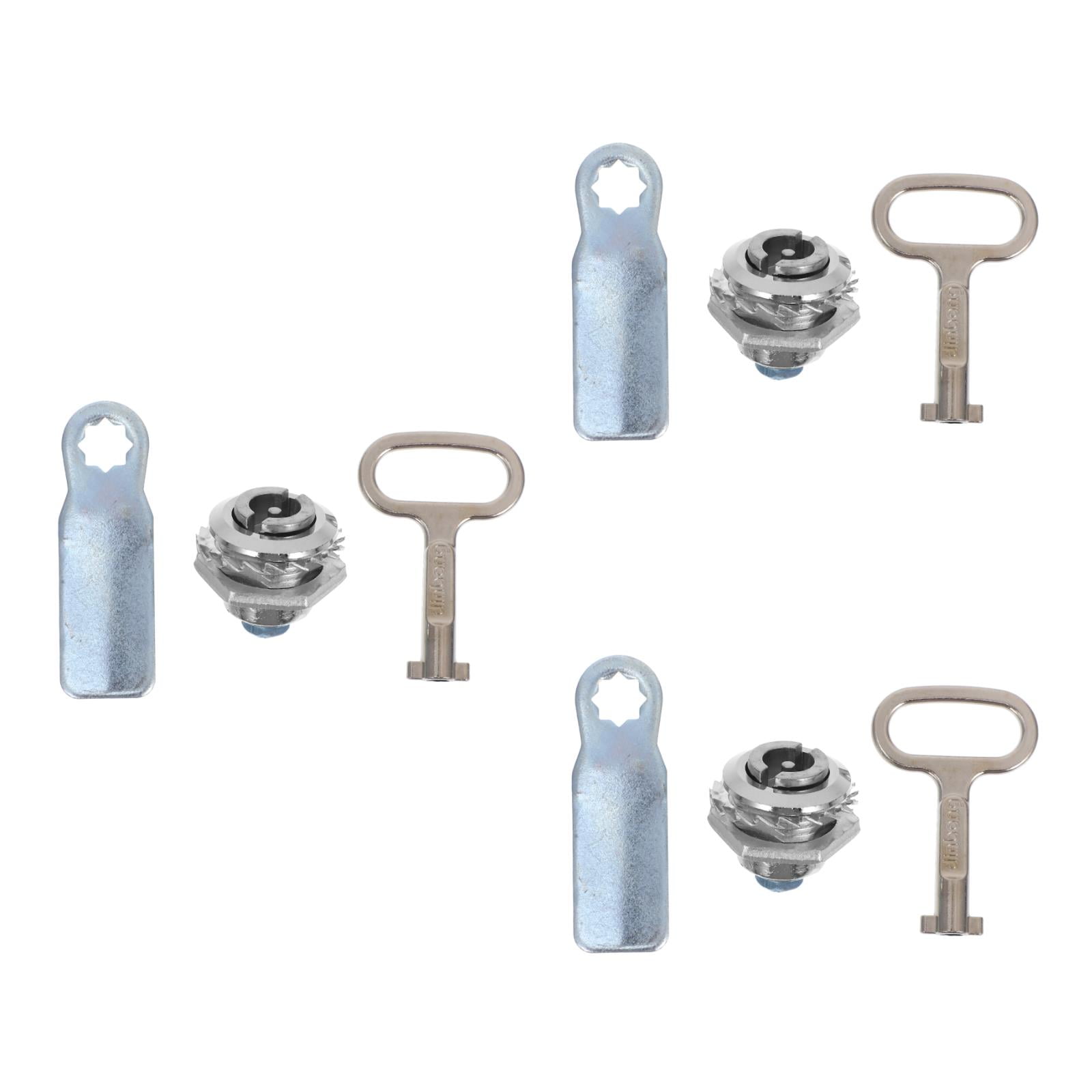 Worgeous 3pcs Cam Lock Key Set With Lock Plate Zinc Alloy Key For Trash ...