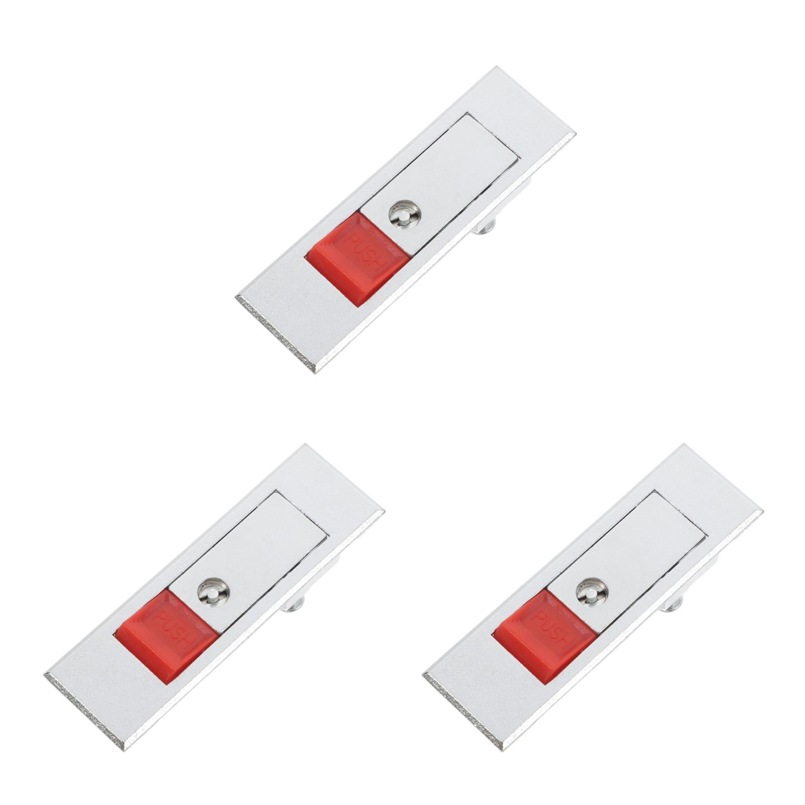 Worgeous 3pcs Electric Cabinet Panel Lock Push Button Door Cam Lock ...