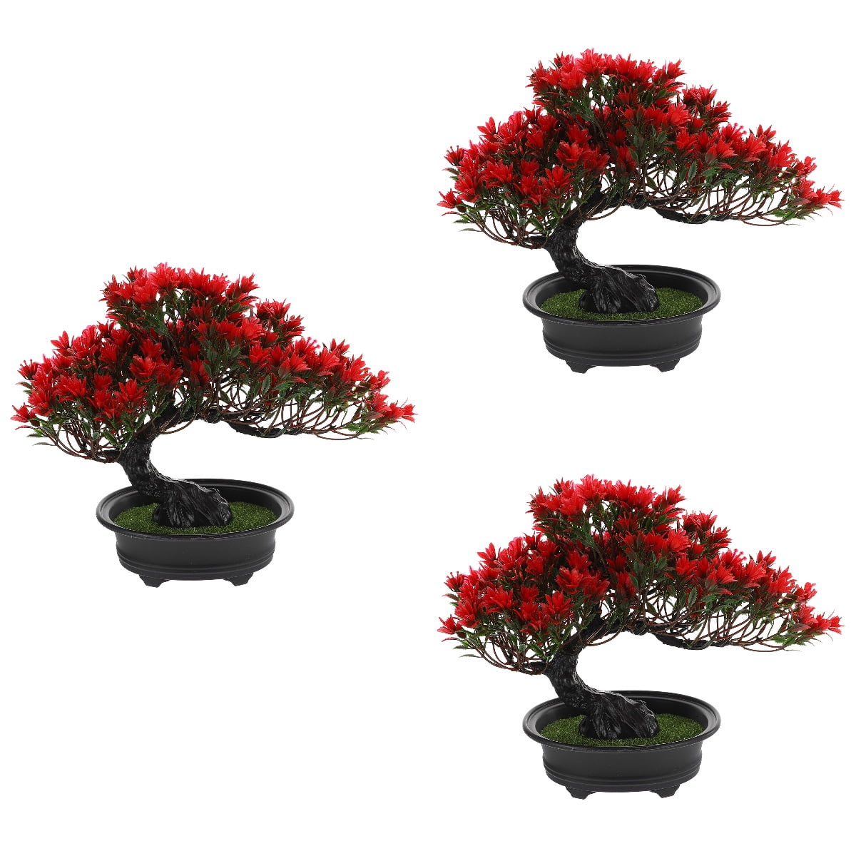 Worgeous 3pcs Emulated Plant Bonsai Simulation Plant Indoor Bonsai ...