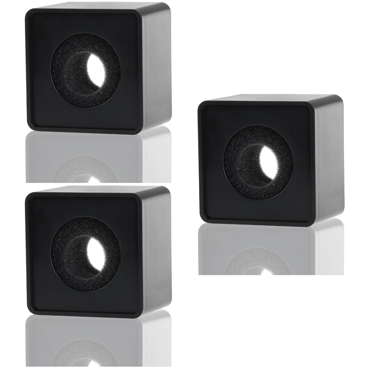 Worgeous 3pcs FOXNOVO Portable ABS Injection Molding Square Cube Shaped ...