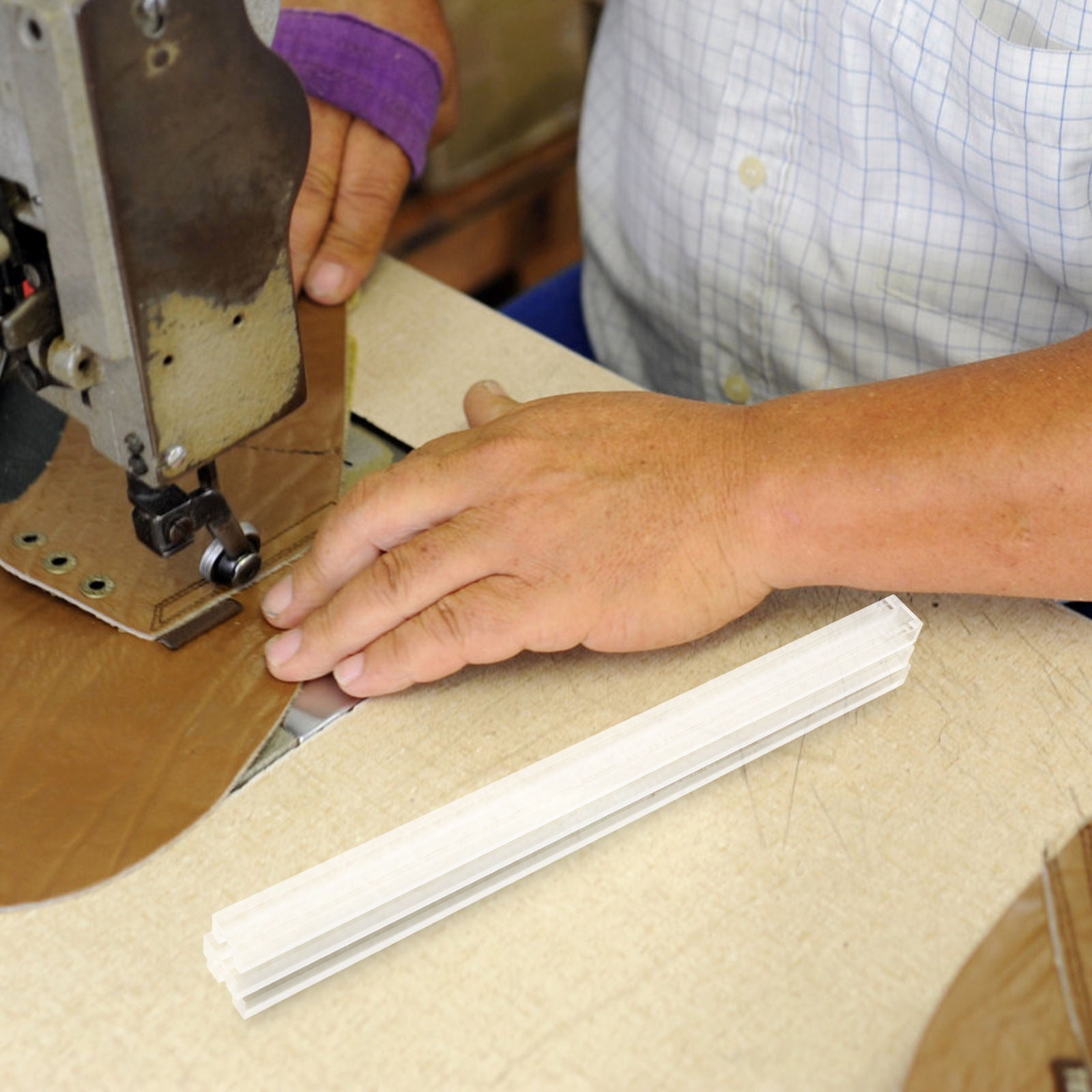 Worgeous 3pcs Glue Overflow Prevention Ruler Zipper Glue Anti Overflow ...