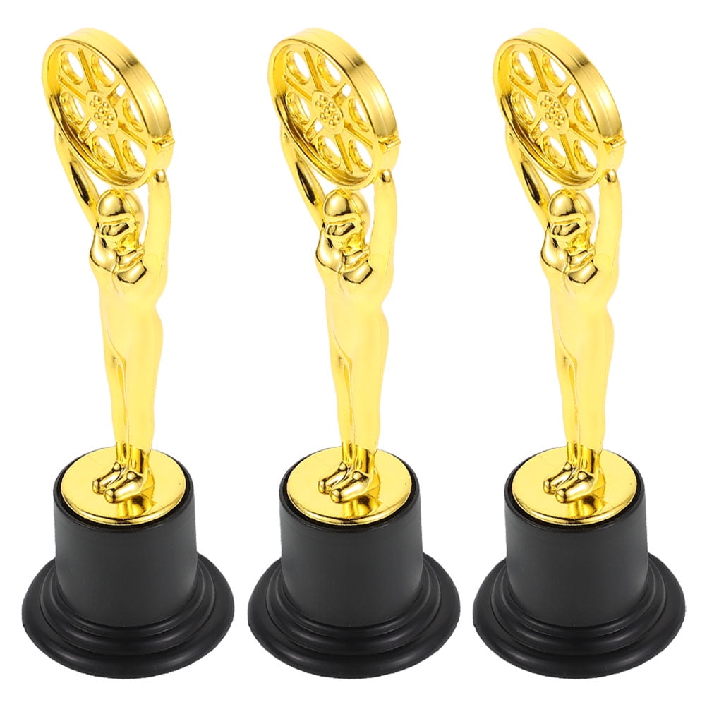 Worgeous 3pcs Gold Award Trophy For Kids Mini Trophies For Awards ...