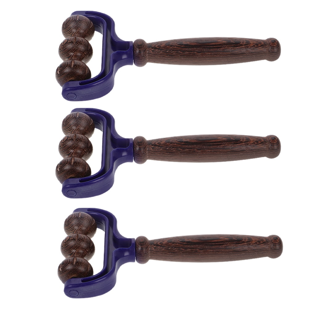 Worgeous 3pcs Handheld Wooden Massager For Full Body Muscle Relief Deep ...