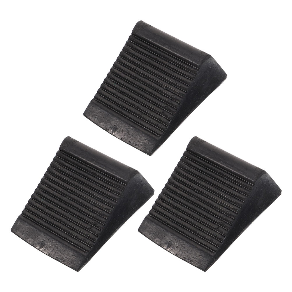 Worgeous 3pcs Heavy Duty Wheel Chocks Anti-Slip Wheel Pad High Strength ...