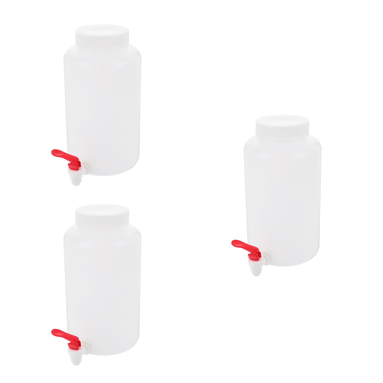 WORGEOUS 3pcs Lab Dispensing Jug Spigot Dispenser Reagent Storage ...
