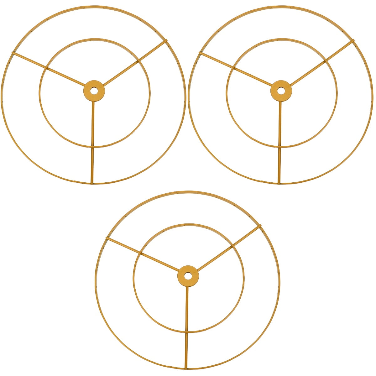 Worgeous 3pcs Lamp Shade Ring Lamp Shade Frame Lamp Shade Holder Metal ...